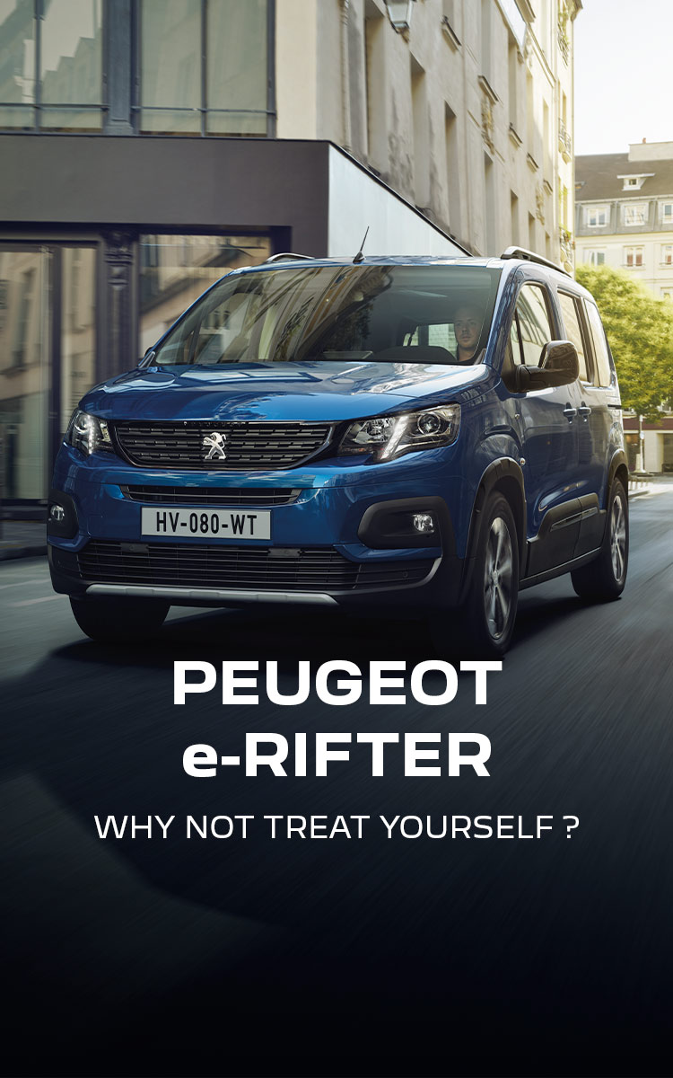PEUGEOT e-Rifter: 100% electric family car