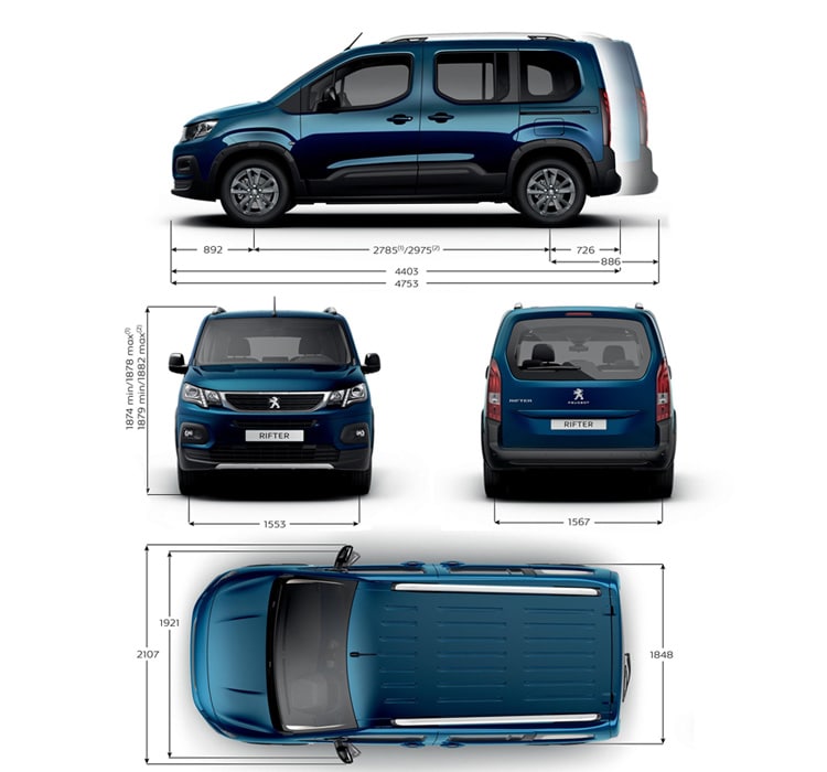 PEUGEOT e-RIFTER: The electric family car