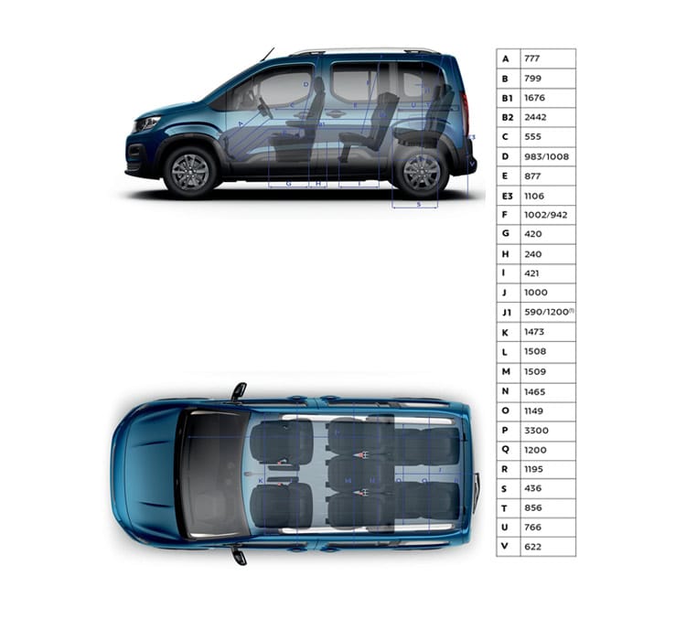 PEUGEOT e-RIFTER: The electric family car