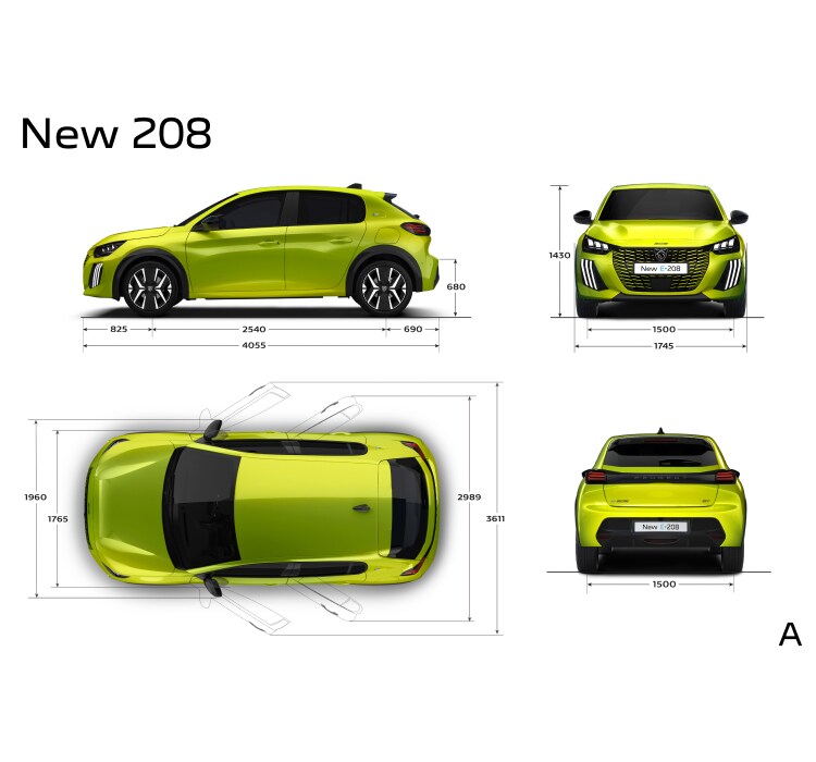 Peugeot e 208 specs store