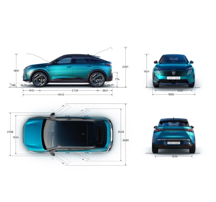 PEUGEOT 3008 | Hybrid or Plug-in Hybrid | Fastback SUV