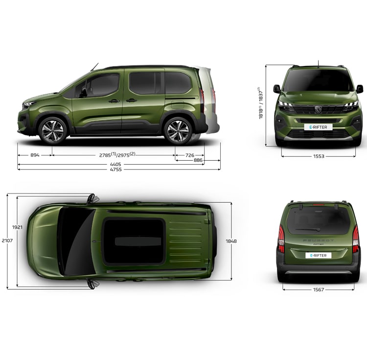 PEUGEOT E-RIFTER | the 100% electric multipurpose leisure vehicle
