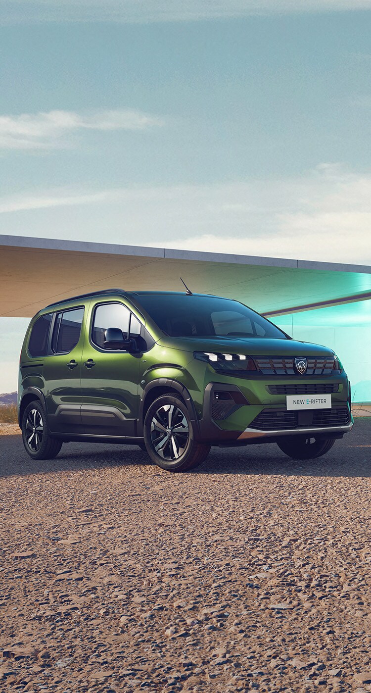 PEUGEOT E-RIFTER | the 100% electric multipurpose leisure vehicle